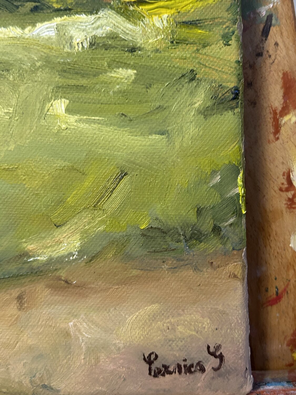 Fields de Geanina Cernica (2026) : Peinture Huile sur Toile - Singulart