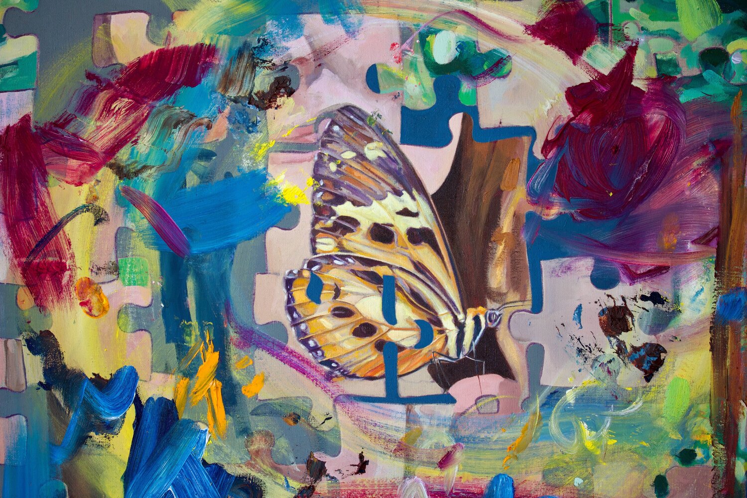 Reflections by Simon Boyd (2024) : Painting Oil on Canvas - Singulart