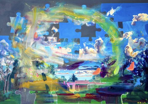 Reflections by Simon Boyd (2024) : Painting Oil on Canvas - Singulart