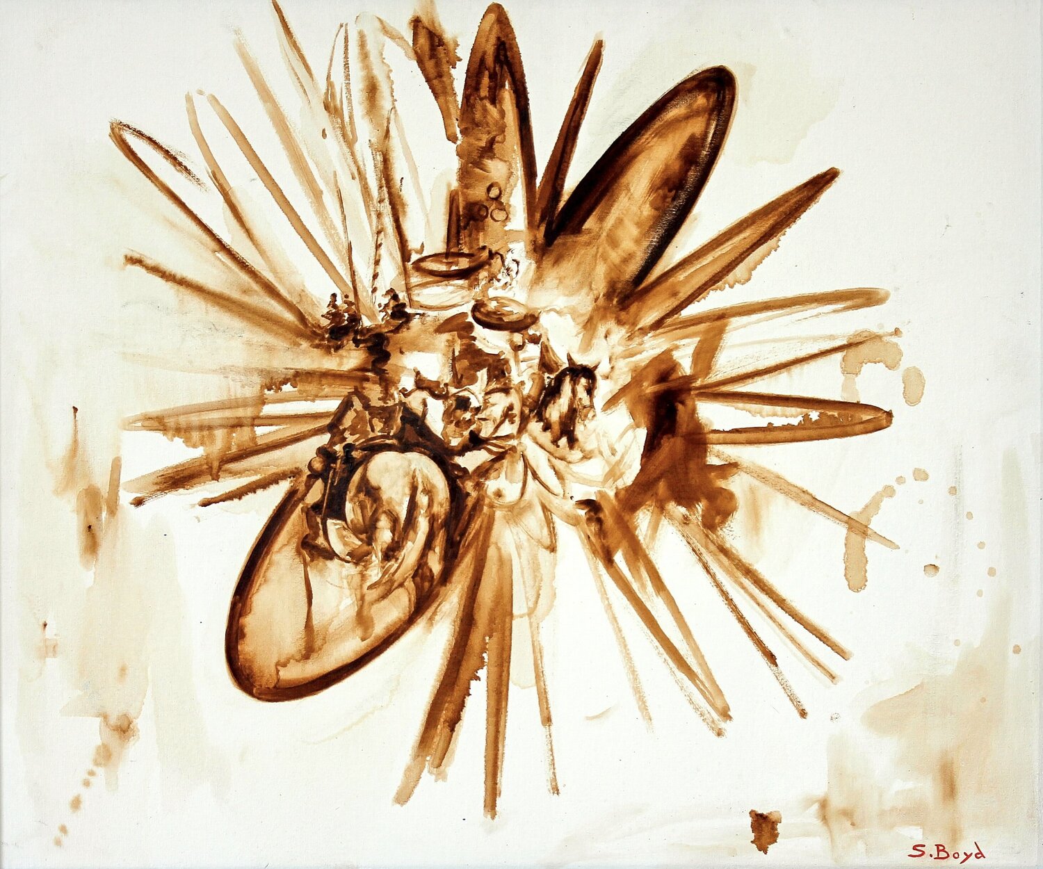 Sentinel I de Simon Boyd (2017): Pintura Óleo en Lienzo - Singulart