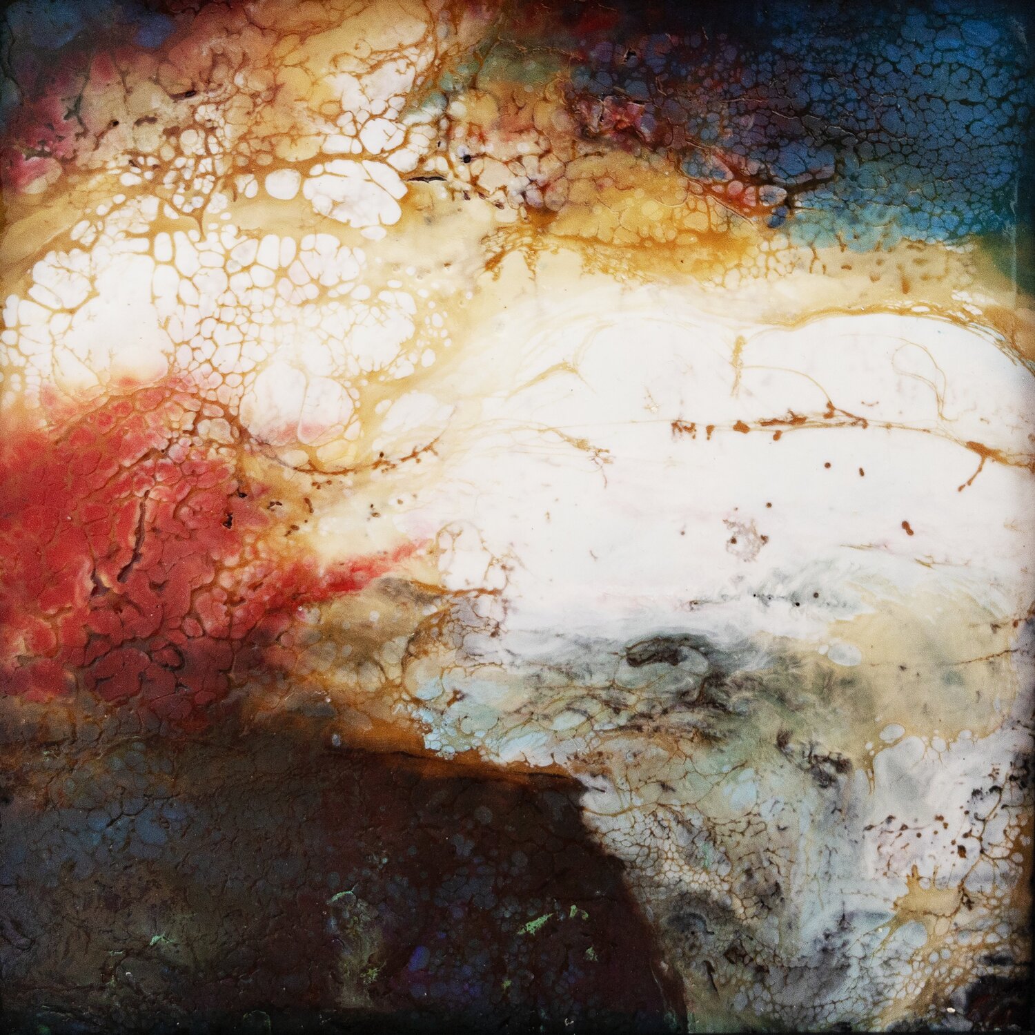 charged atmosphere by evy Olsen Halvorsen (2024) : Painting Wax on Wood ...