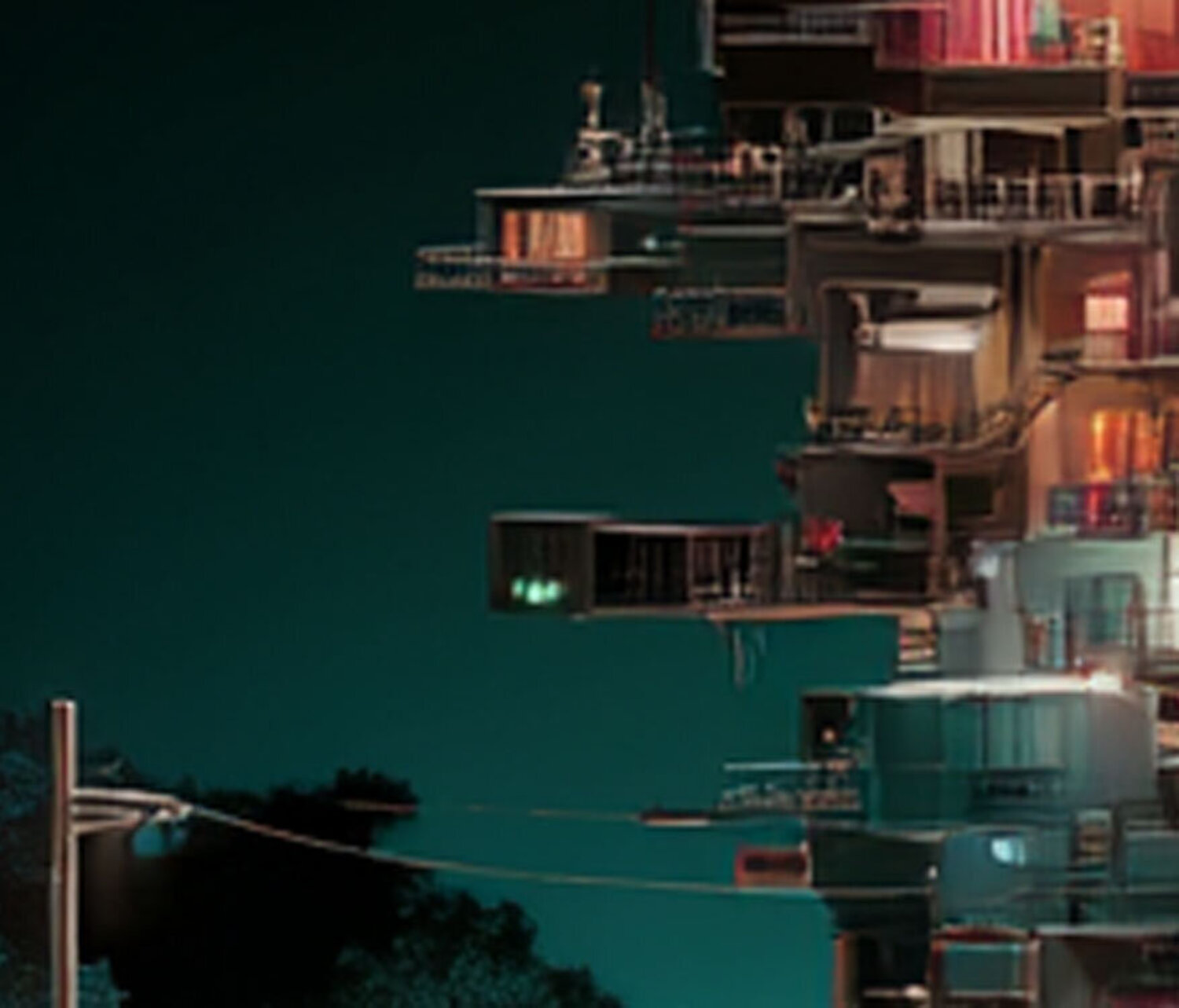 High-rise shanty in Rocinha slum, Rio de Janeiro, Brazil by Charley ...