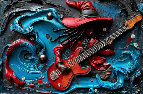 Jimi Hendrix, 1967 de Charley Brindley (2023): Digital Digital en ...