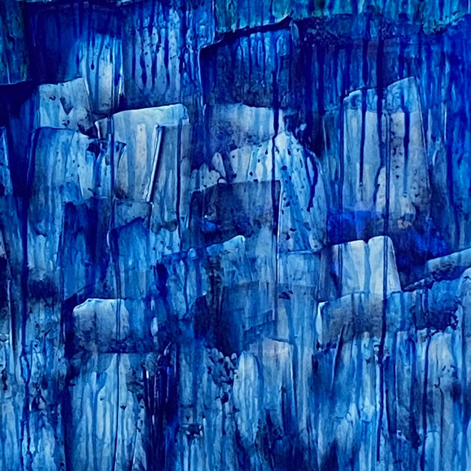 Melting Ice no 2075 by Klara Gunnlaugsdottir (2020) : Painting Acrylic ...