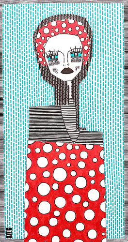 A gipsy lady by ALO (2022) : Painting Acrylic on Wood - Singulart