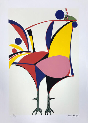 Galo Color Bolinhas by Aldemir Martins (2018) : Print Engraving on ...