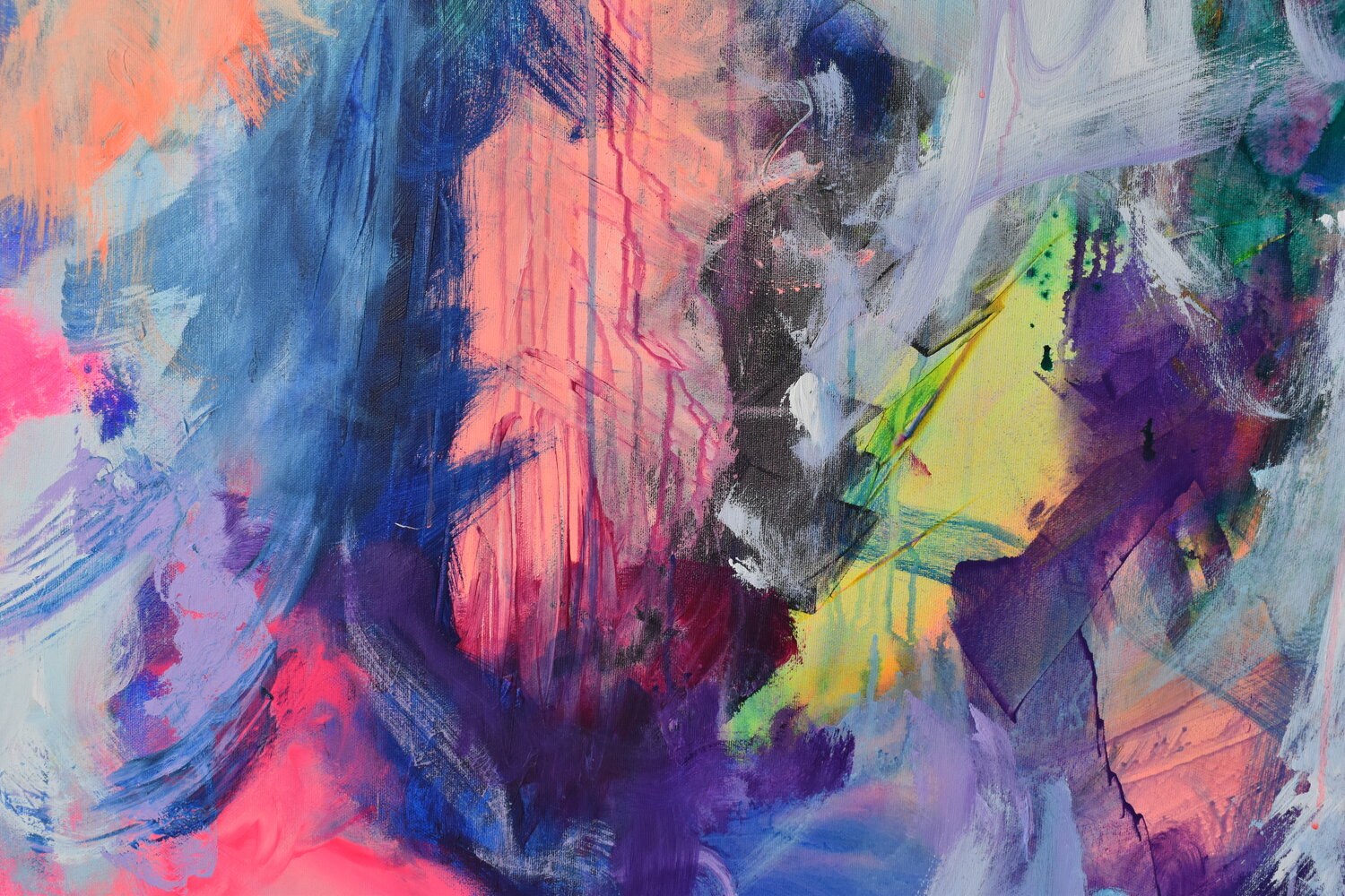 Dancing Around Fire by Sebastian Merk (2022) : Painting Acrylic on ...