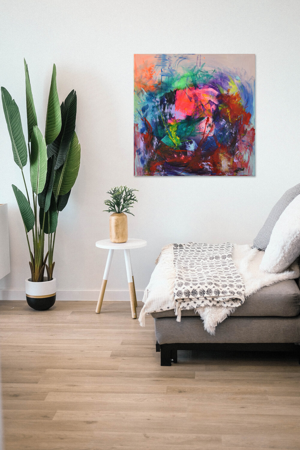 Perspective by Sebastian Merk (2022) : Painting Acrylic, Ink on Canvas ...