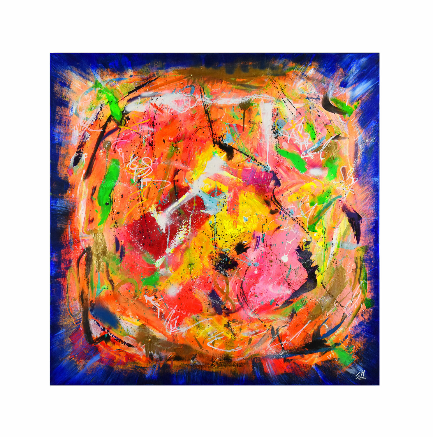 Graffiti by Sebastian Merk (2019) : Painting Acrylic, Spray Paint on ...