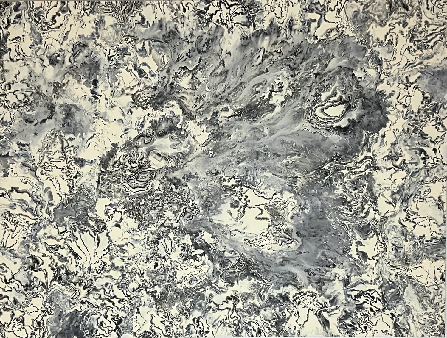 Silent Motion by Simone Hähner (2025) : Painting Acrylic on Canvas ...