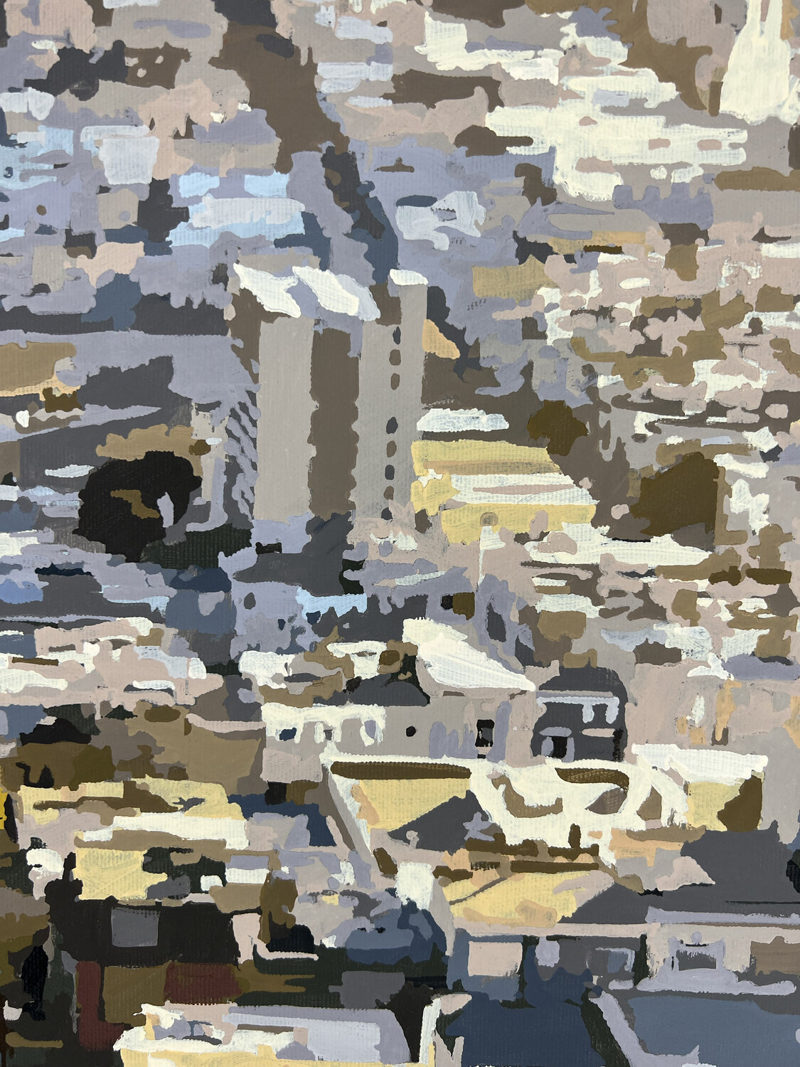 Lombard Street by Marco Barberio (2023) : Painting Acrylic on Canvas ...