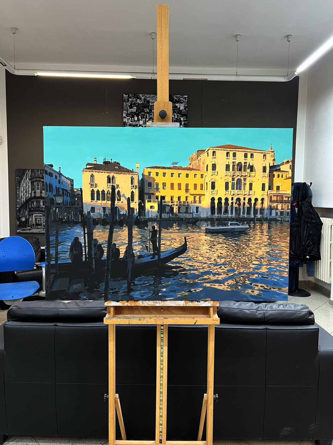 Golden Venice under Tiffany by Marco Barberio (2024) : Painting Acrylic ...