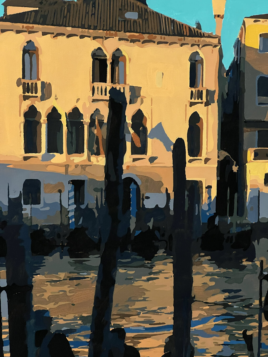 Golden Venice under Tiffany by Marco Barberio (2024) : Painting Acrylic ...