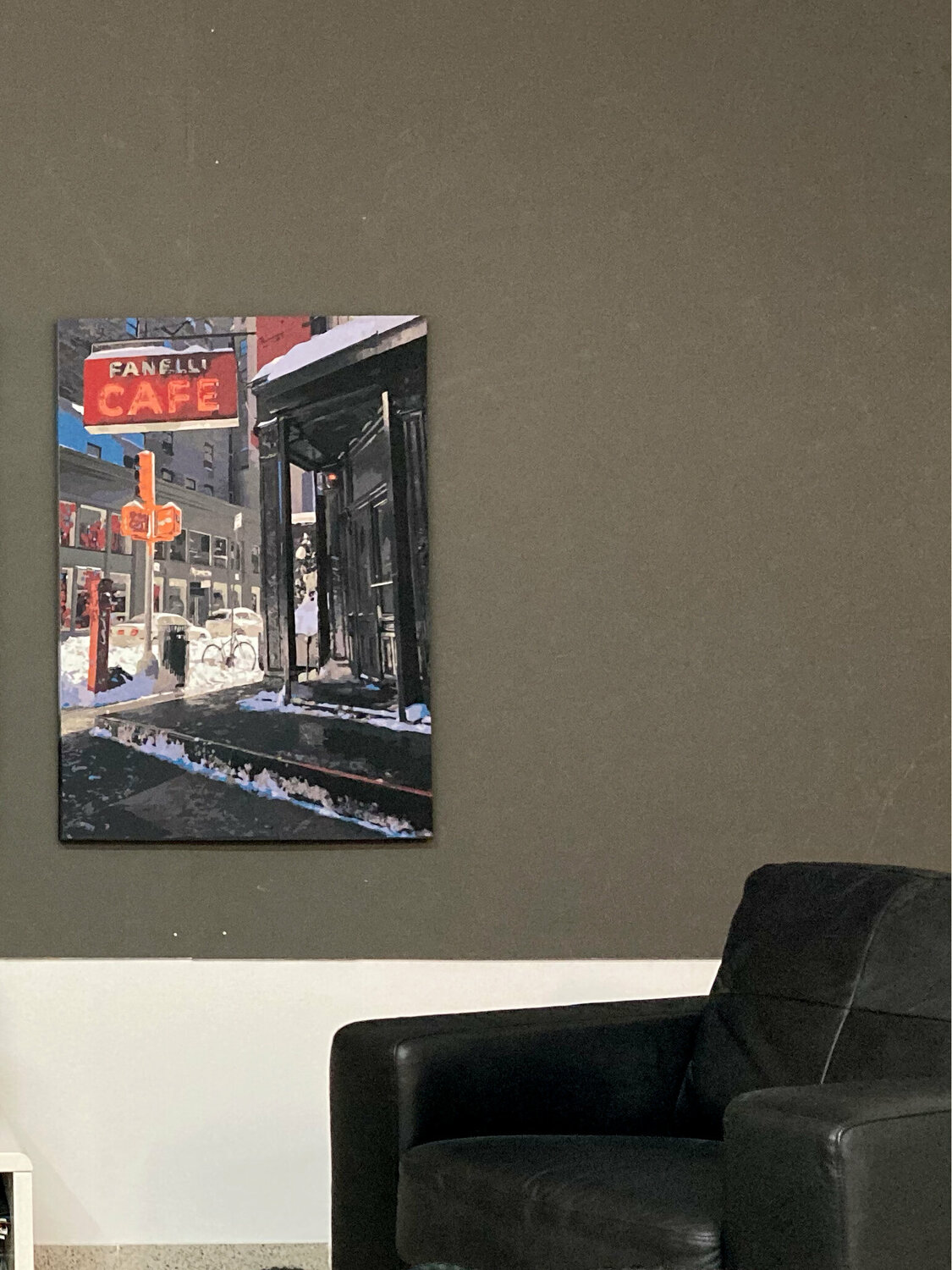 Fanelli Cafe by Marco Barberio (2020) : Painting Acrylic on Canvas ...