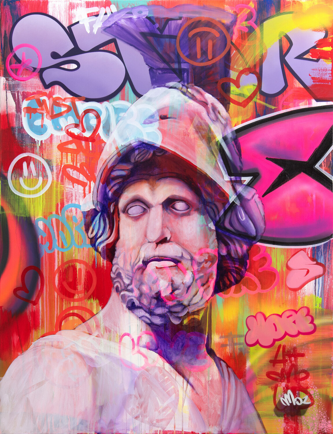 Menelao by Marco Barberio (2023) : Painting Acrylic, Oil on Canvas ...