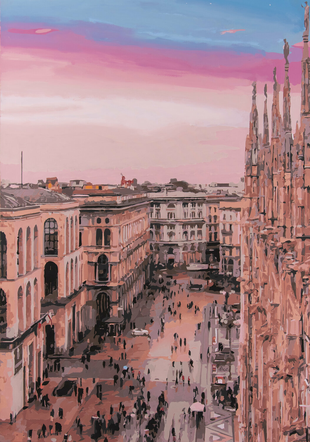 Duomo by Marco Barberio (2020) : Painting Acrylic on Canvas - Singulart