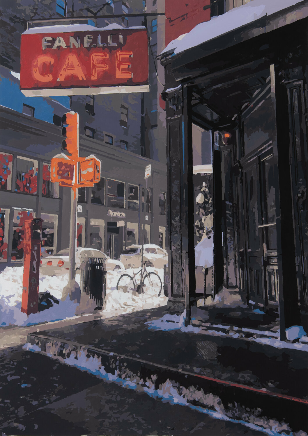 Fanelli Cafe by Marco Barberio (2020) : Painting Acrylic on Canvas ...