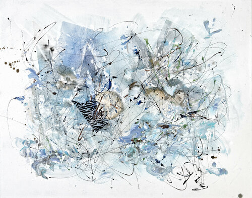 be my Valentine by Simone Monney (2022) : Painting Acrylic, Collage on ...