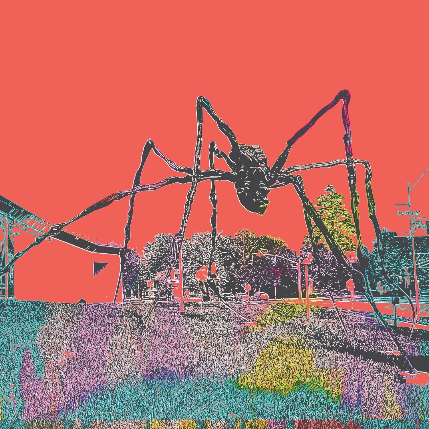 Along Came a Spider - Kemper Museum by Katrina Revenaugh (2024) : Print ...