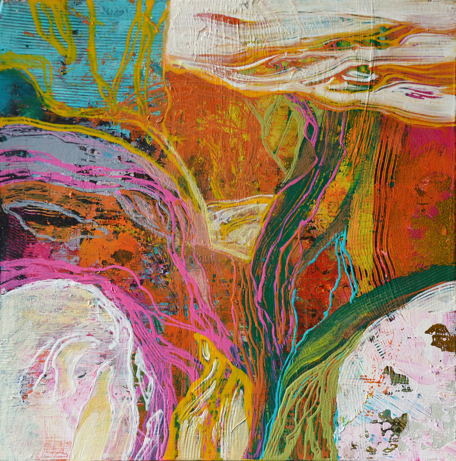 Inception XXII. by Robert Pelles (2024) : Painting Acrylic on Wood ...