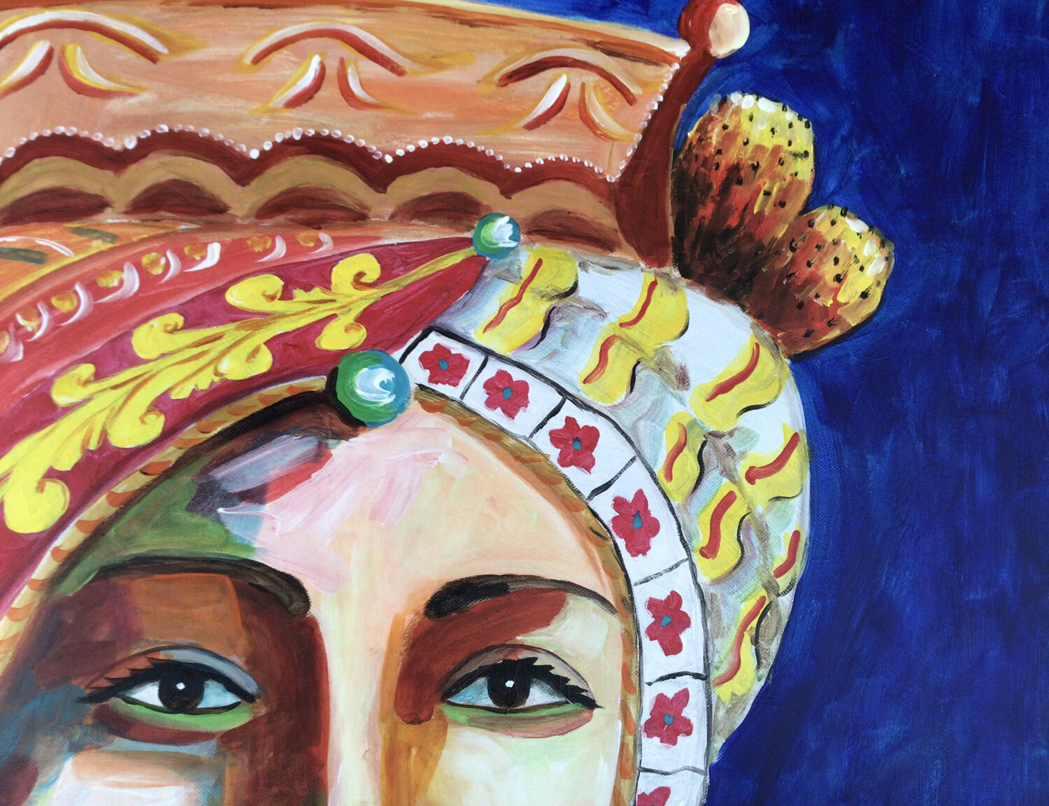 Teste di Moro con fichi d'india by Carmelo Margarone (2022) : Painting ...