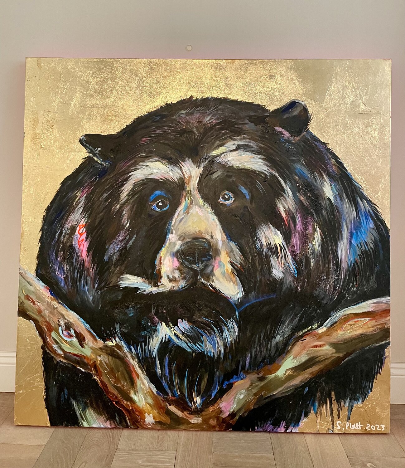 Bruno by Simone Platt (2023) : Painting Acrylic, Pastel on Canvas - Singulart