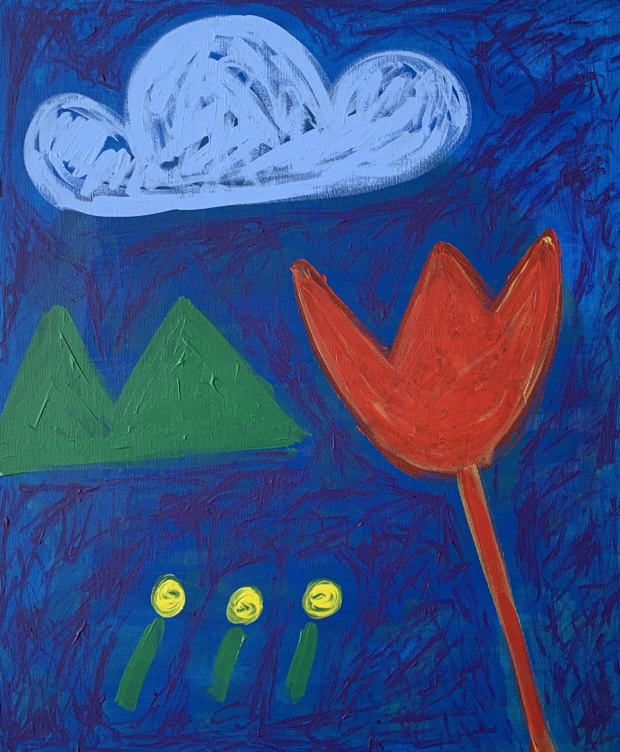 THE FOREST by Aline Zentsch (2024) : Painting Acrylic on Canvas - Singulart