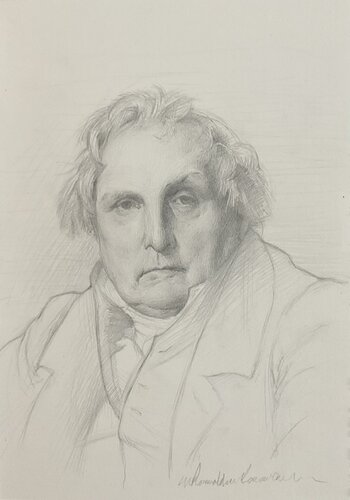 Dessin de Mr Bertin, d'après Ingres. by Romuald Cormier (2024 ...