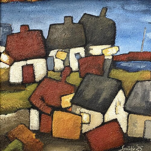 Klif by Sjoddy (2025) : Painting Acrylic, Sand on Wood - Singulart