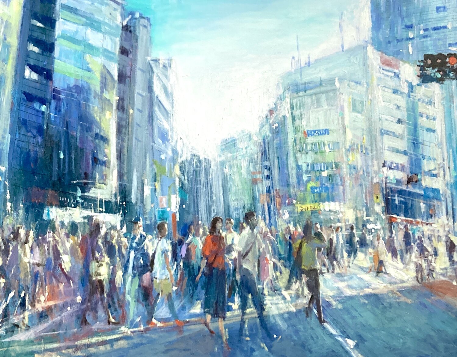 TOKYO 2023 by Akira MURATA (2023) : Painting Oil on Canvas - Singulart