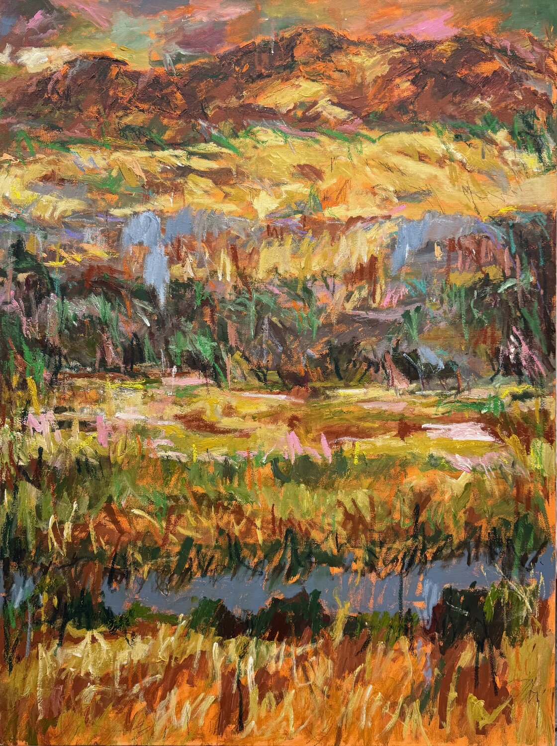 Passerby by Sima Salehi Rahni (2025) : Painting Acrylic, Oil on Canvas ...