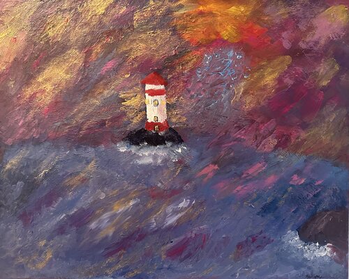 Der Leuchtturm der Stäke im Sturm by Steven Elijah Neuhaus (2024 ...