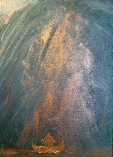 Das Seelen Schiff by Steven Elijah Neuhaus (2024) : Painting Acrylic ...