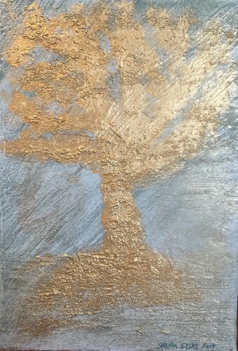 Goldene Krone by Steven Elijah Neuhaus (2025) : Painting Acrylic on ...