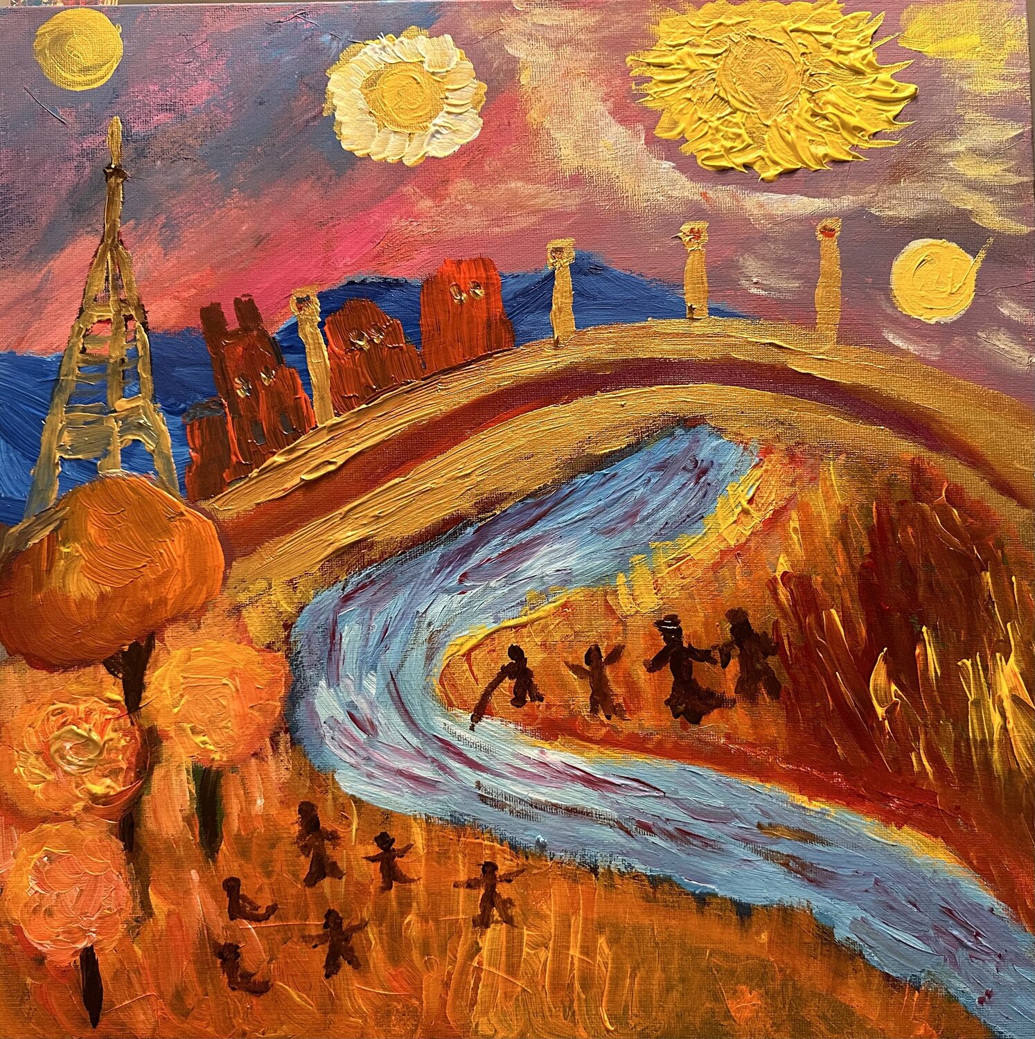 Die Freude von Paris de Steven Elijah Neuhaus (2024): Pintura Acrílico ...