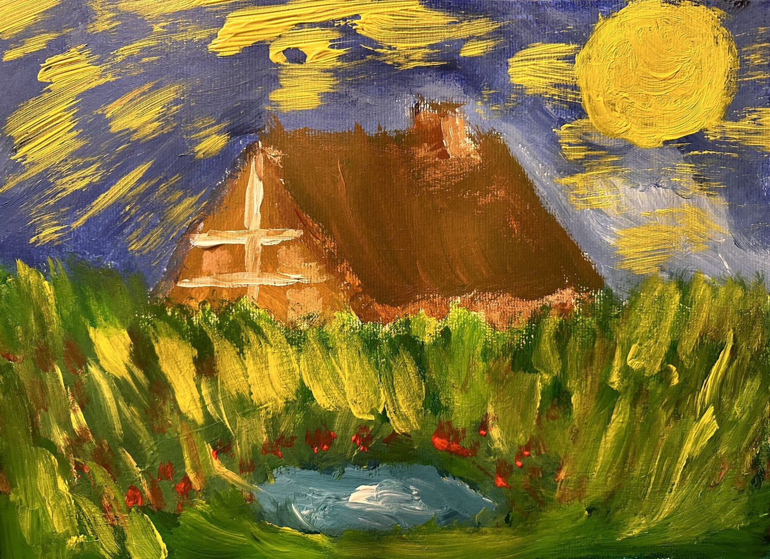 Heimat der Natur und Ruhe by Steven Elijah Neuhaus (2024) : Painting ...