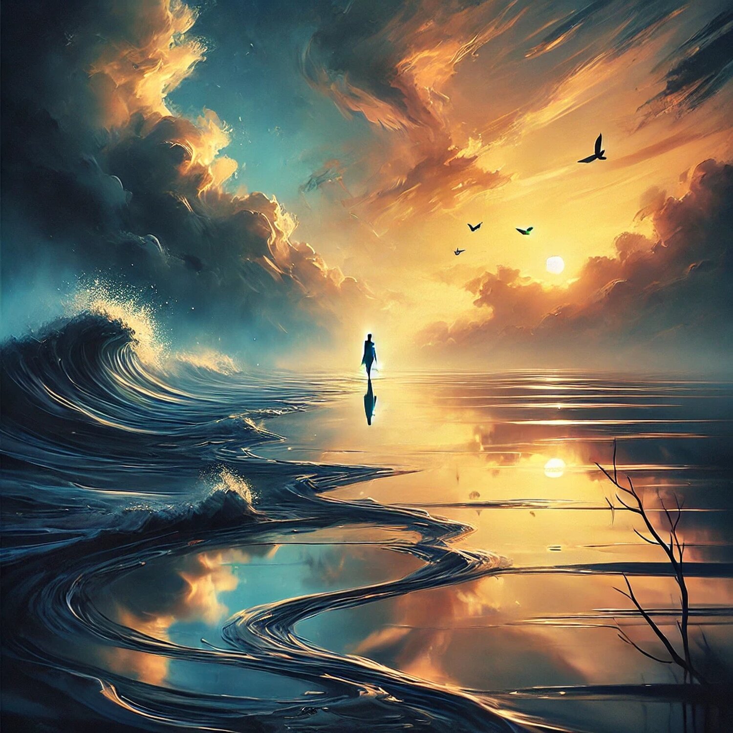 Die Hoffnung der Lüfte digital painting mit AI by Steven Elijah Neuhaus ...