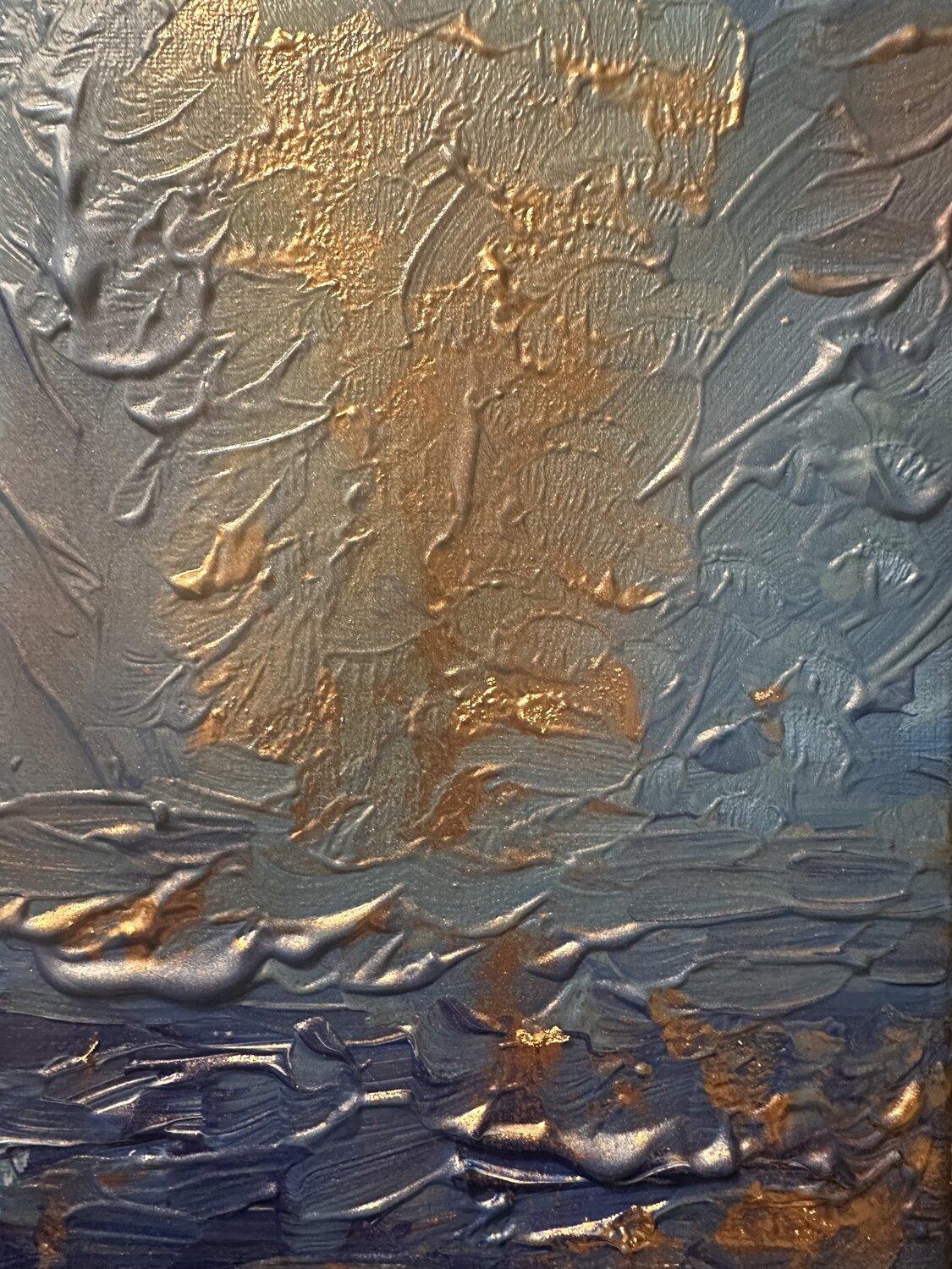 Das glitzern des Lichter Meer Bild Neurodiverer Künstler by Steven ...