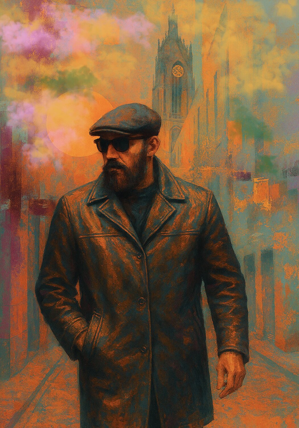 Men in the colour City streets from Frankfurt by Steven Elijah Neuhaus ...