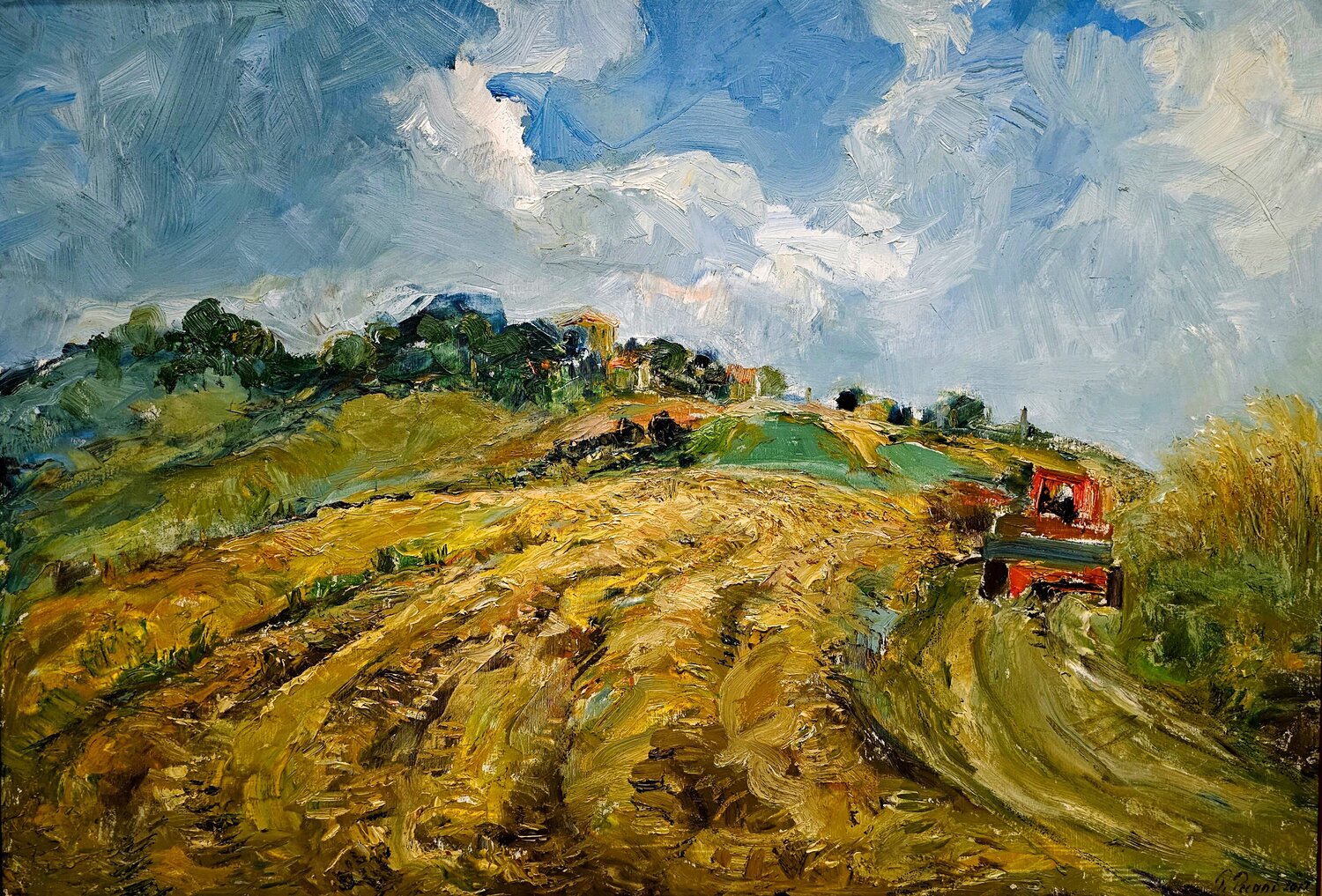 Rainy Day by Petraq Pecani (2017) : Painting Oil on Canvas - Singulart