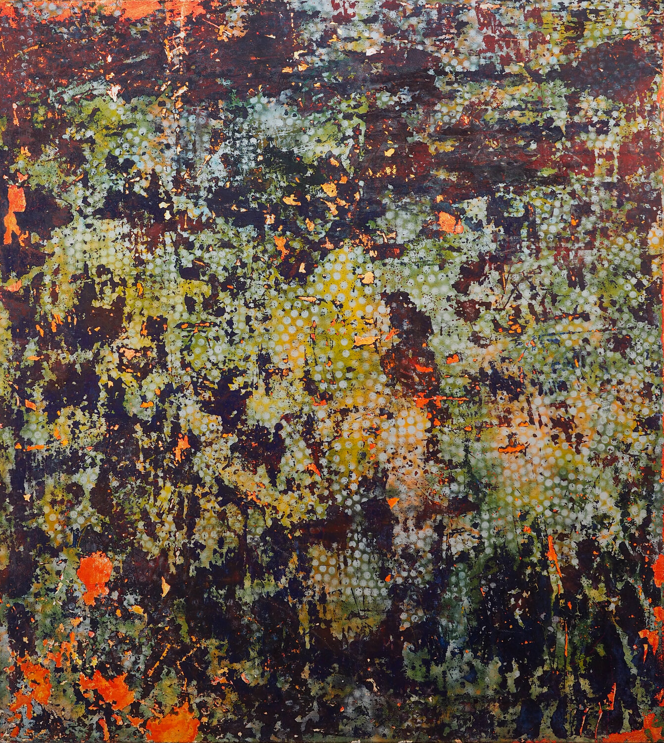 Interferencias-6 by Jose Perea Barro (2017) : Painting Acrylic, Spray ...