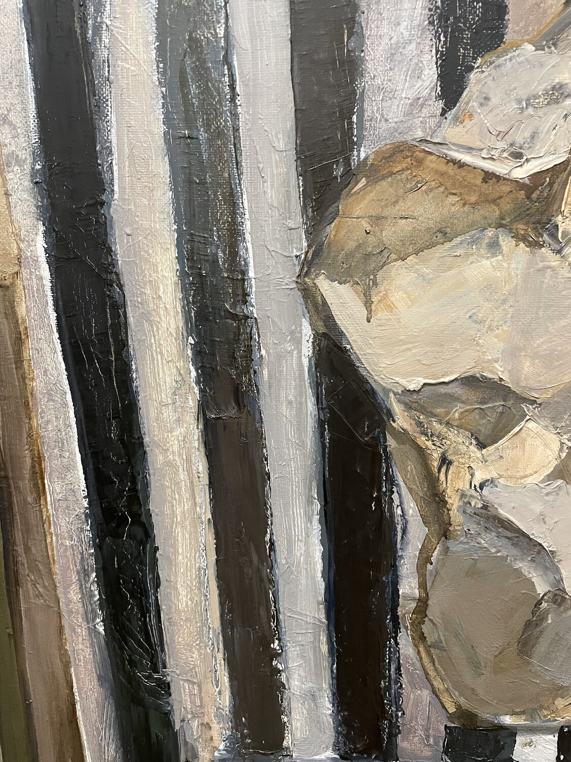 Still life with plaster, paper and balalaika by Anna Trigub (2006 ...