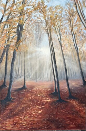 Sounds of silence by Alina Mikhaylova (2024) : Painting Oil on Canvas ...