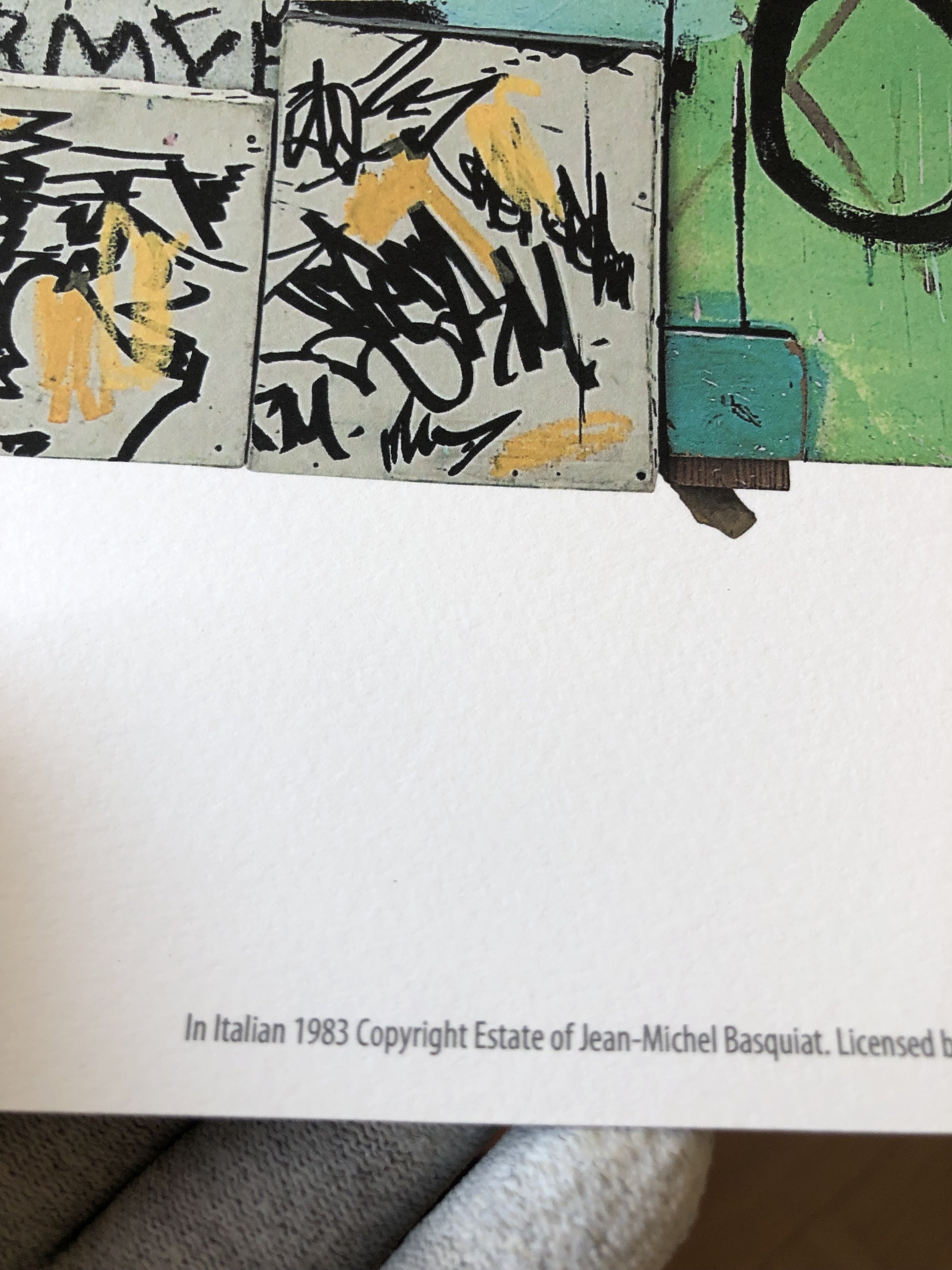 Jean Michel Basquiat (1960-1988), In Italian, 1983, Copyright Estate of ...