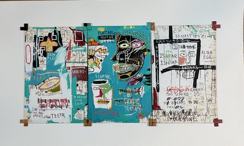 Jean Michel Basquiat (1960-1988), Ishtar 1983, copyright Estate of Jean ...