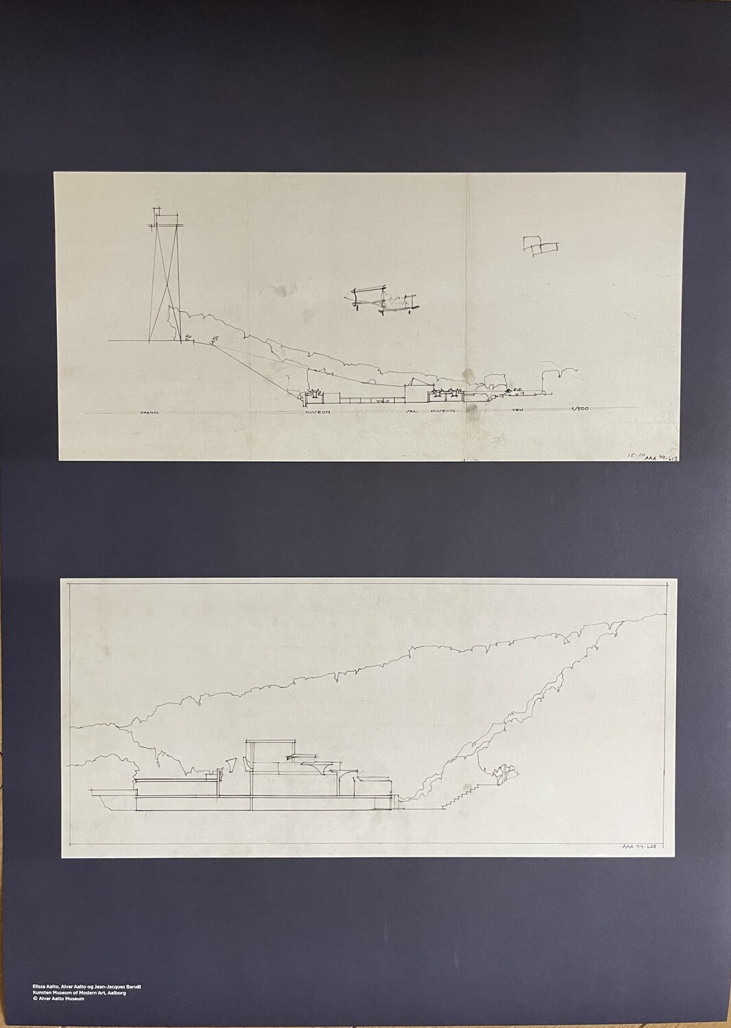 Alvar Aalto (1898-1976), exibition poster, Second Nature, copyright ...