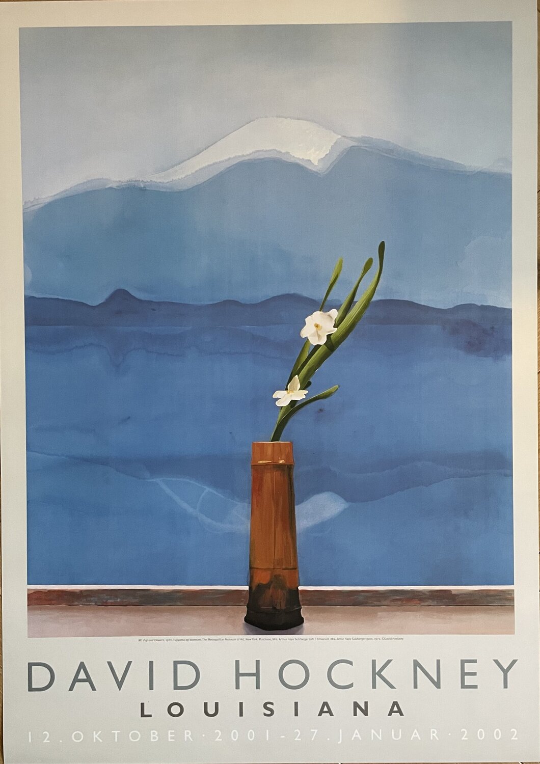 David Hockney, Mt. Fuji And Flowers (1972), The Metropolitan Museum Of ...