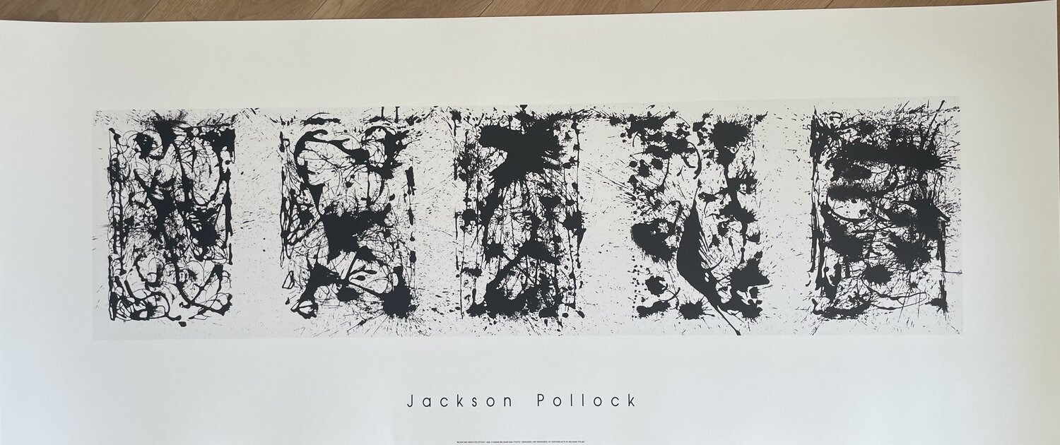 Jackson Pollock (1912-1956), Black and White Polyptich, 1950, Copyright ...