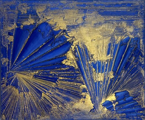 From the Ashes by Nermen Khalil (2024) : Other Media Acrylic, Oil Pastel on Canvas - Singulart