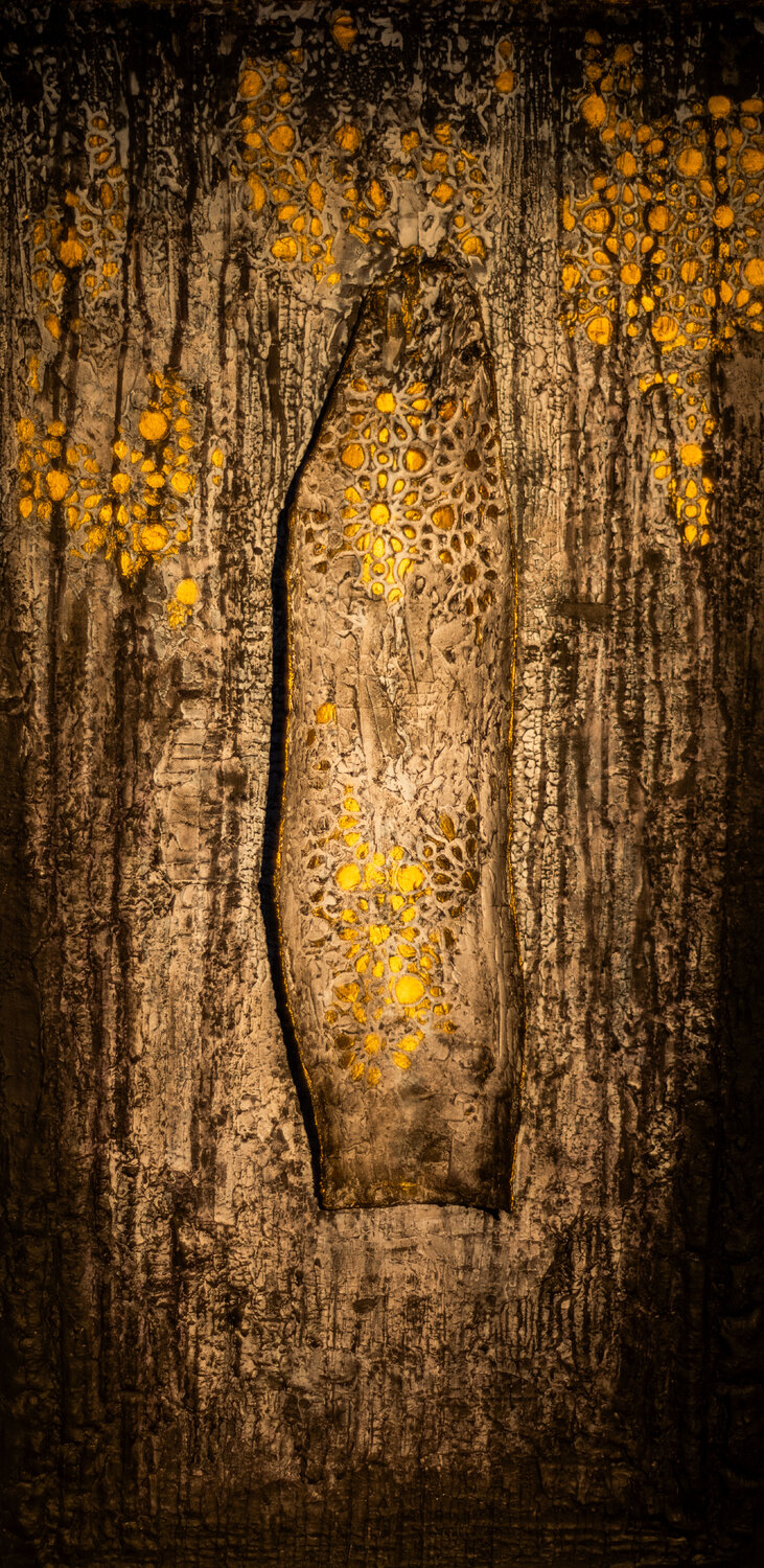 Into the woods by Nermen Khalil (2024) : Other Media Acrylic, Oil on Canvas - Singulart